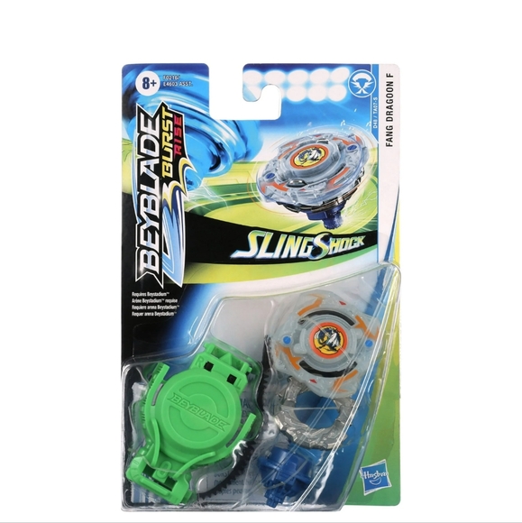 Hasbro | Toys | Beyblade Burst Rise Slingshot Fang Dragoon F Battling ...
